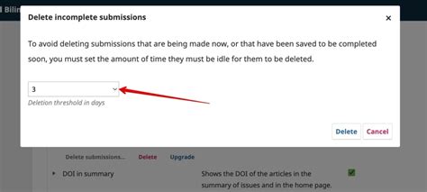 How To Delete Incomplete Submissions In Ojs Open Journal System Services