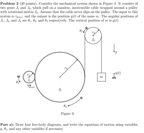 Solved Part Derive The Input Output Ode Where Y Q Is