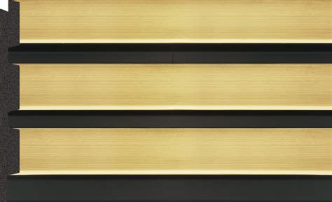 Sulcado Slat Wall Cladding Panel 122mm Gold Metallic Large