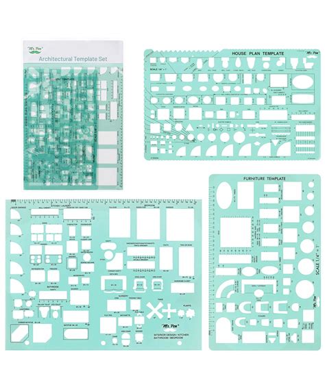 Buy Mr Pen House Plan 3 Pack Green Interior Design And Furniture