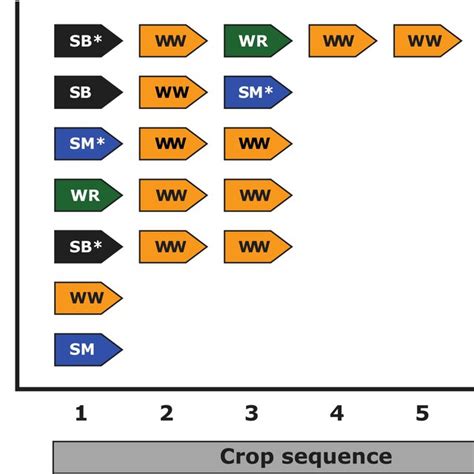 Overview Of Crop Rotations Crop Sequence Indicates The Realized Download Scientific Diagram