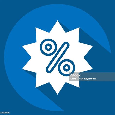 Icône Meilleure Offre Lié Au Symbole De La Boutique En Ligne Style Dombre Longue Illustration