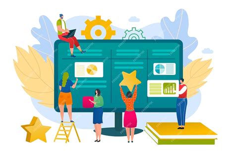 Premium Vector Business People Use Kanban Board Management Concept Vector Illustration Scrum