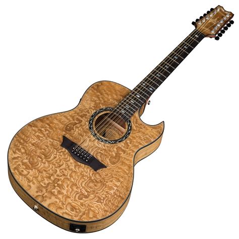 Dean Exhibition 12-String Electro Acoustic, Gloss Natural | Gear4music