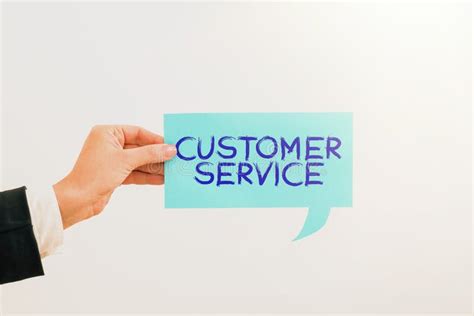 Handwriting Text Customer Service Business Overview Direct Interaction With The Consumers