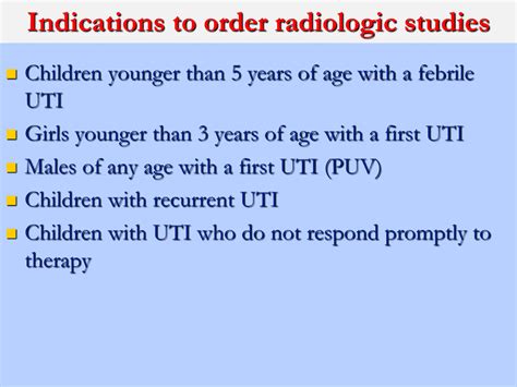 Uti In Pediatric Age How To Manageppt Infectious Diseases