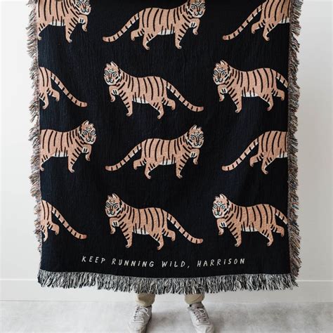 Mexican Tiger Blanket Etsy