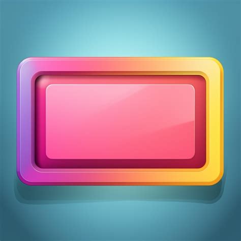 Premium Vector Rectangle Game Button For Ui And Ux