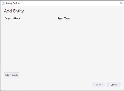 no partitionkey and rowkey fields display for one empty table · issue 6636 · microsoft