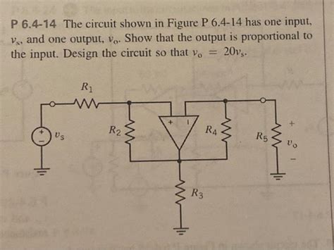 Solved P 64 14 The Circuit Shown In Figure P 64 14 Has One