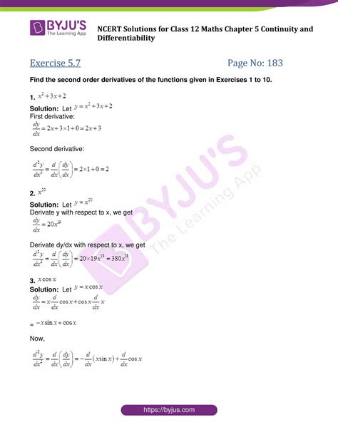 Ncert Solutions For Class 12 Maths Chapter 5 Continuity And