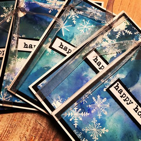 Mass Producing Holiday Cards Ink Smooshing Style Unity Blog