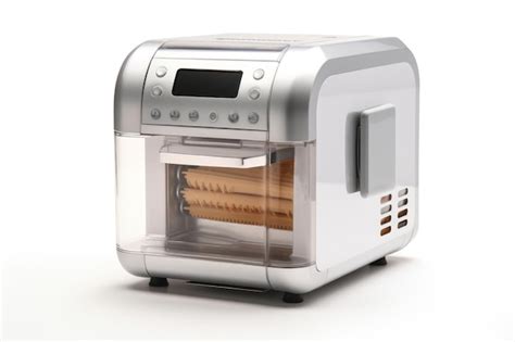 Premium Photo The Toasty Transformation Bread Baking In A Mini Oven On White Or Png