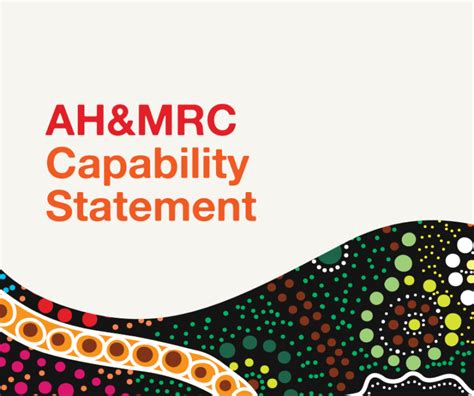 AHMRC Capability Statement AHMRC