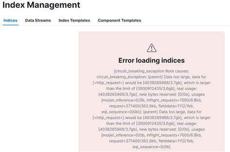 Cannot Retrieve Search Results In Kibana Parent Data Too Large Data