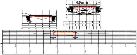 Over Bridge All Sided Section And Constructive Details Dwg File