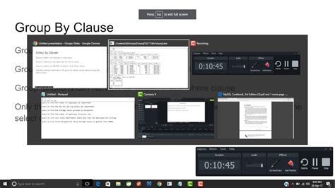 Group By Clause In Mysql Part 1 Youtube