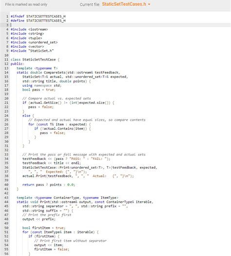 Solved 105 Lab Implementing Staticset Using Unordereds