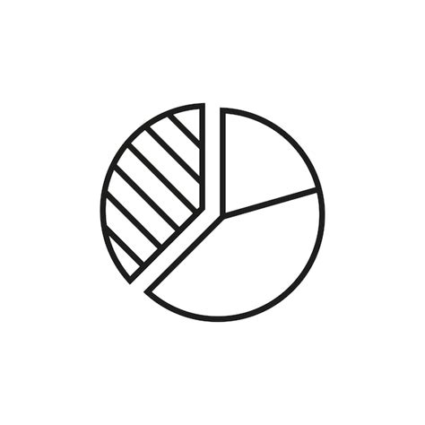 Premium Vector Pie Chart Icon Vector Illustration Analysis Icon On Isolated Background