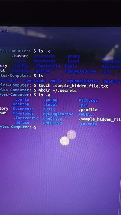 how to view hidden files and folders on linux youtube