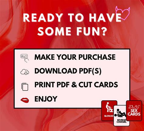 KINKY Sex Position Card Game Steamy Sex Game For Him Or Her Mature Adults Game For Any Couple