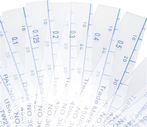 Precision Tools Plastic Thickness Gauge Set 13 Blades 0001 0030