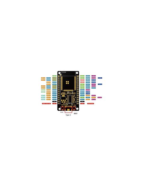 Placa De Desarrollo Esp32 Wroom 32 Ch340 Usb C