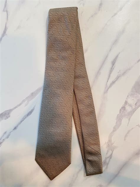 Fendi Logo Tie Aeu Luxury