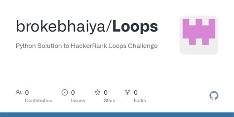 Github Brokebhaiyaloops Python Solution To Hackerrank Loops Challenge