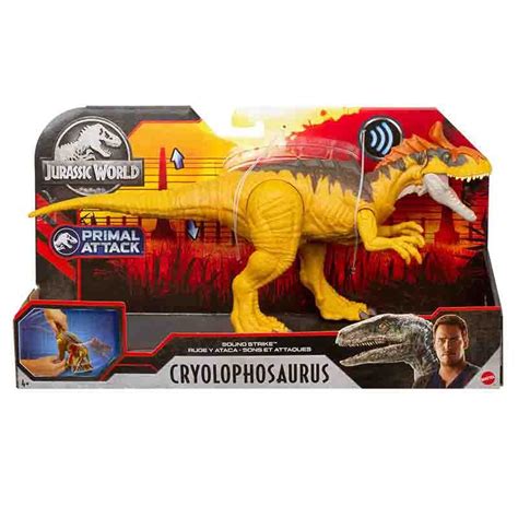 Buy Jurassic World Sound Strike Medium Tech Cryolophosaurus Online At
