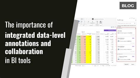 the importance of integrated data level annotations and collaboration