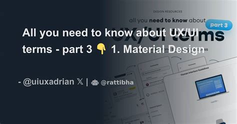 All You Need To Know About Uxui Terms Part 3 👇 Thread From Ui Adrian Uiuxadrian Rattibha