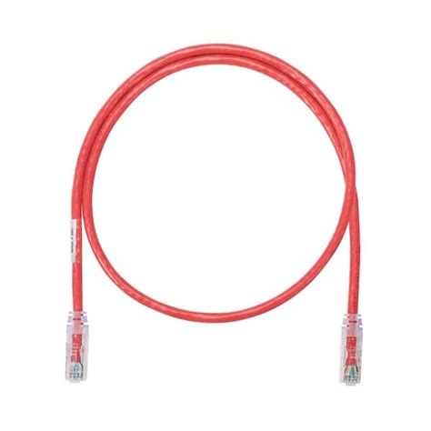 Panduit Copper Patch Cord Category Red Ut Pack Pk Nk Pc Rdy Zoro