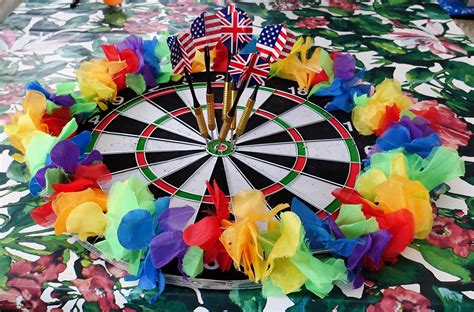 Dartboard With A Lgbt Colored Garland Around It 42679803 Stock Photo At Vecteezy