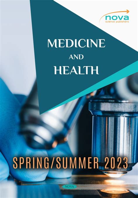 Medicine And Health Nova Science Publishers