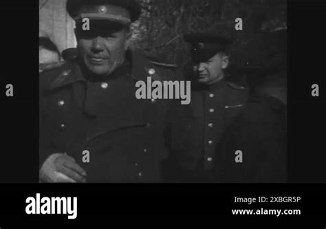 1944 Russian Troops Board Barges And Anti Aircraft Pieces Are Fired