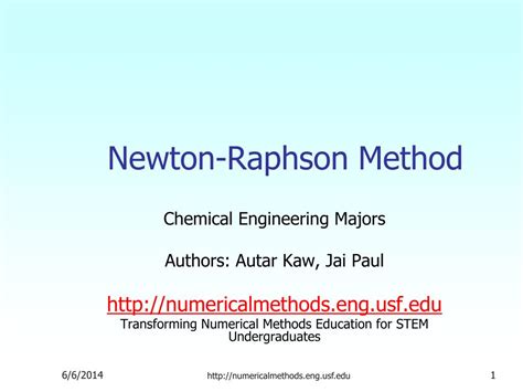 PPT Newton Raphson Method PowerPoint Presentation Free Download ID 1161629
