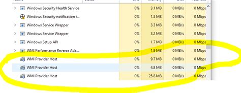 Wmi Provider Host Two Running At The Same Time And Sometimes A Third One Microsoft Qanda