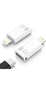 Amazon Com MoKo Lightning To USB C Audio Adapter Support Line Control USB C Male To Female
