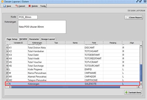 Panduan Cara Menampilkan Keterangan Pada Nota Kasir Beeaccounting
