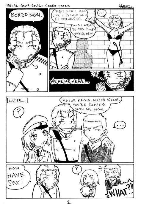 Rule 34 Black And White Comic Eva Metal Gear Solid Metal Gear Solid Metal Gear Solid 3