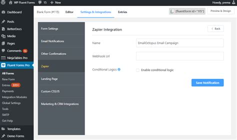 How To Connect Emailoctopus In Wordpress Forms Fluent Forms
