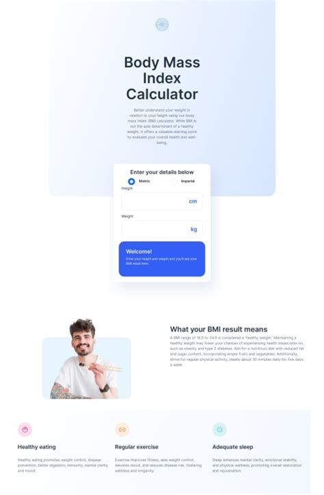Frontend Mentor Bmi Calculator With Sass Bootstrap Vanilla Js