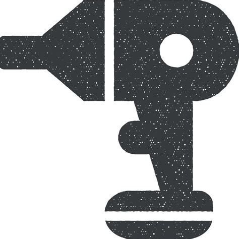 Cordless Drill Vector Icon Illustration With Stamp Effect 38035057 Vector Art At Vecteezy