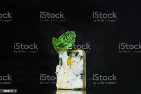 염소 양이나 젖소 우유 로 만든 블루 치즈 식품 금형 유제품 건강한 스낵 치즈 플레이트 상단 보기 복사 공간 텍스트 배경 건강한