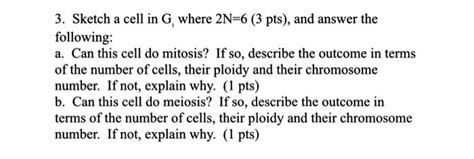 Solved 3 Sketch A Cell In G1 Where 2 N 6 3pts And Chegg Com