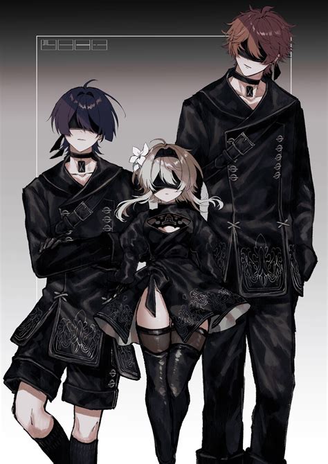 Lumine 2b Scaramouche Tartaglia And 9s Genshin Impact And 2 More
