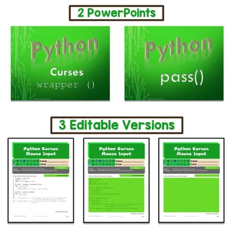 Using Mouse Input In Python Curses Editable Resource Package By