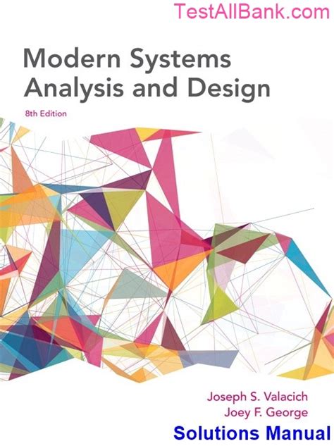 Modern Systems Analysis And Design 8th Edition Valacich Solutions Manual