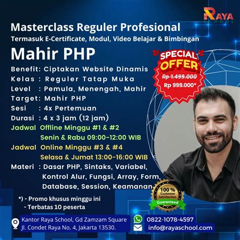 Kursus Php Menjadi Programmer Web Yang Handal And Sukses